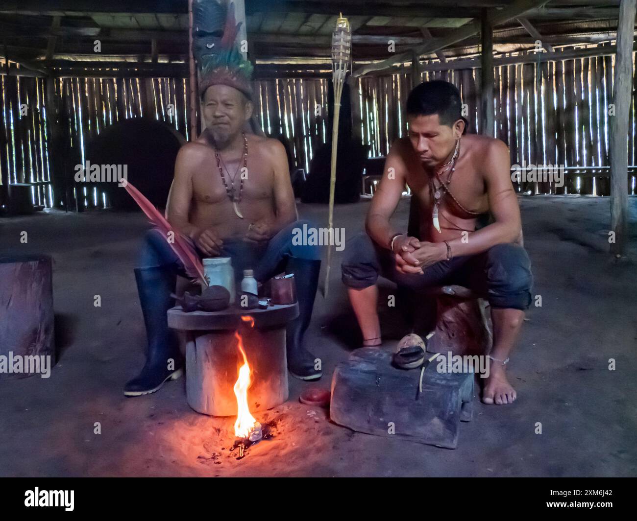 Leticia, Colombia - December 2021: Cacique, the oldest Huito Indian ...