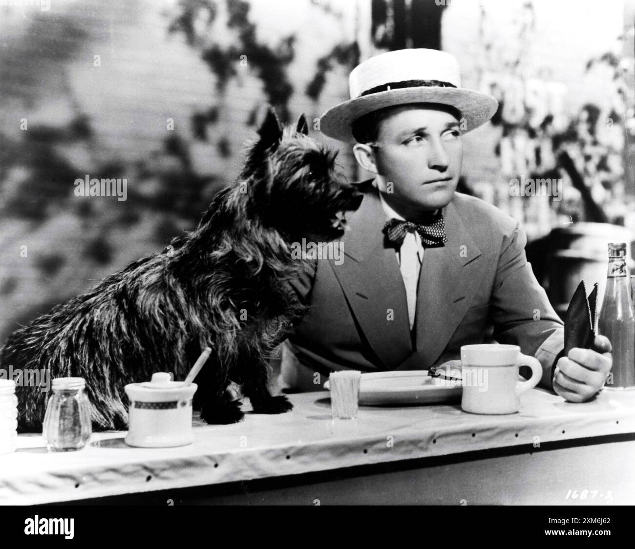 BING CROSBY with dog in DOUBLE OR NOTHING 1937 director THEODORE REED ...