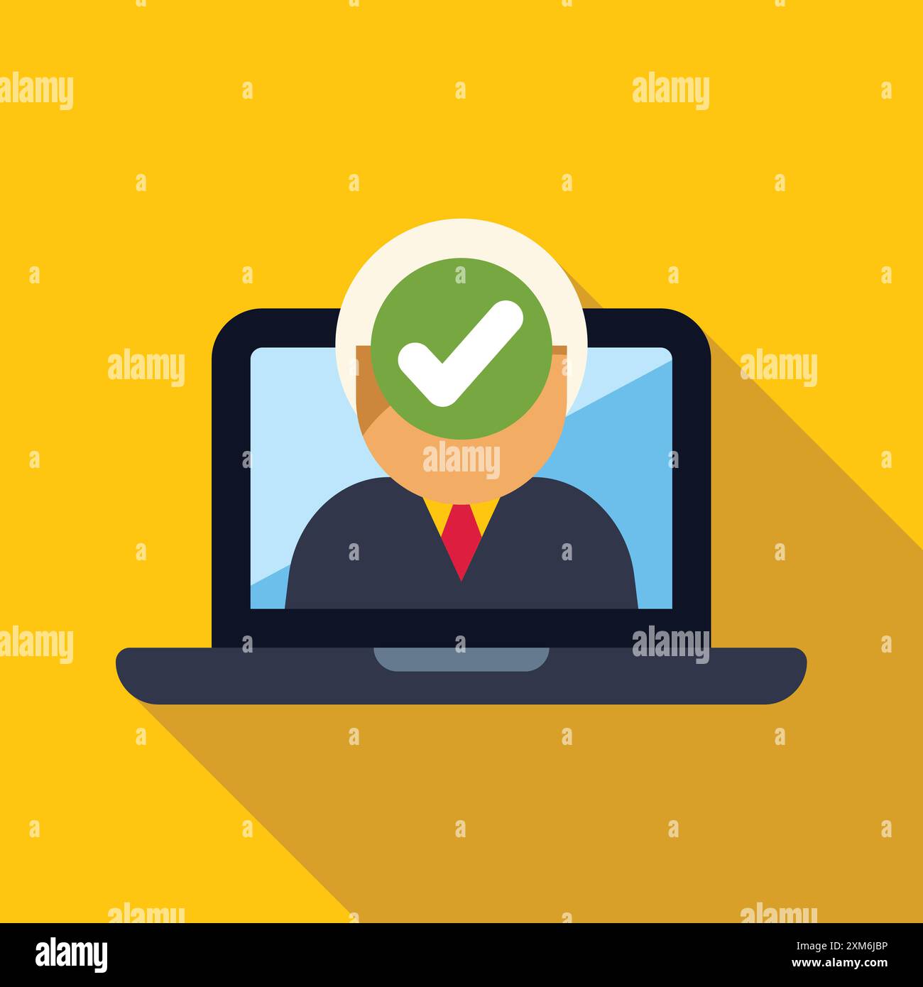 Concept of successful online verification or identification process ...