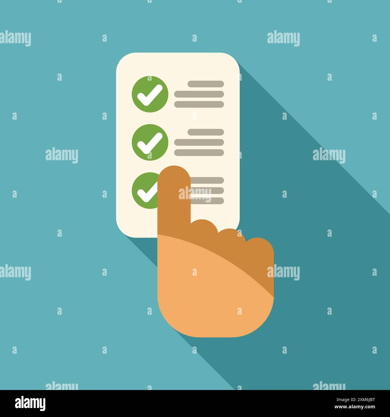 Ticking off checklist items hi-res stock photography and images - Alamy
