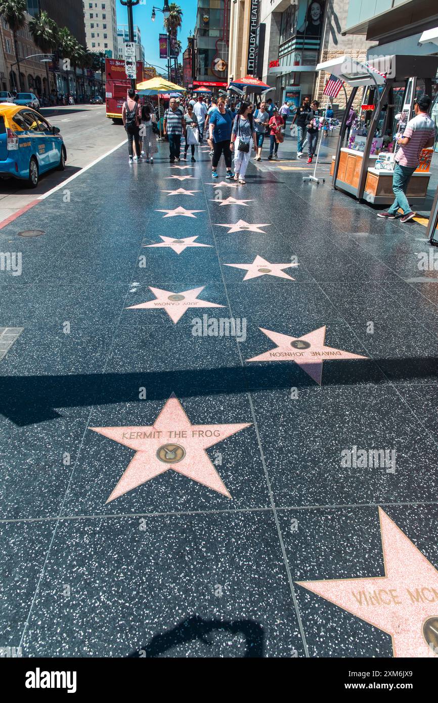 Vince mcmahon stars walk of fame hi-res stock photography and images ...