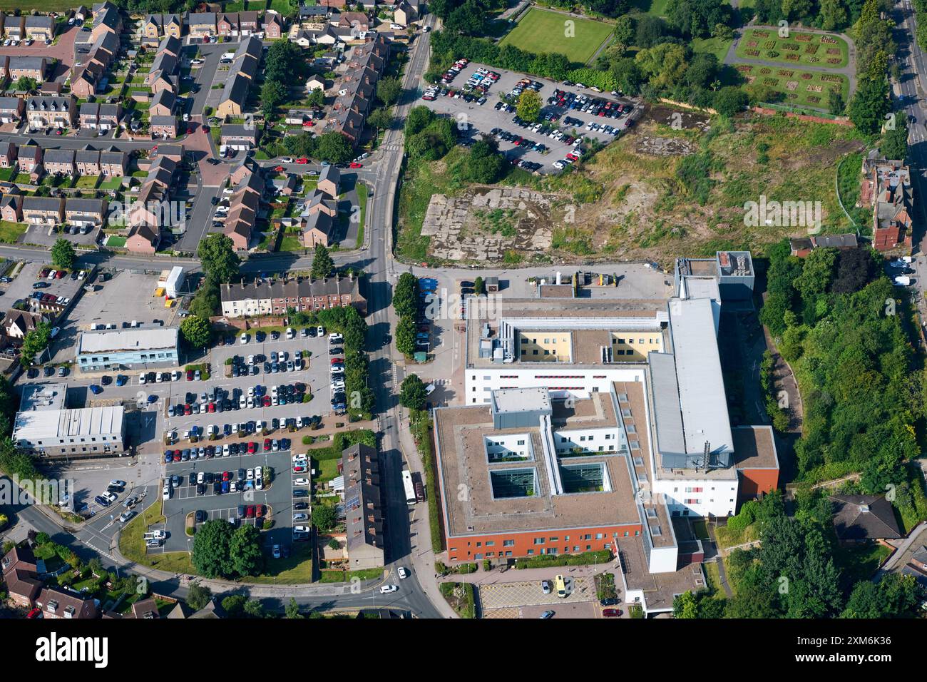 An aerial photograph of pontefract hi-res stock photography and images ...