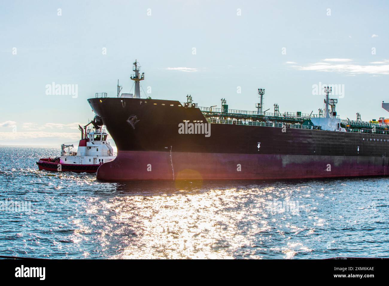Tanker Terminal in the Pacific Northwest Stock Photo - Alamy