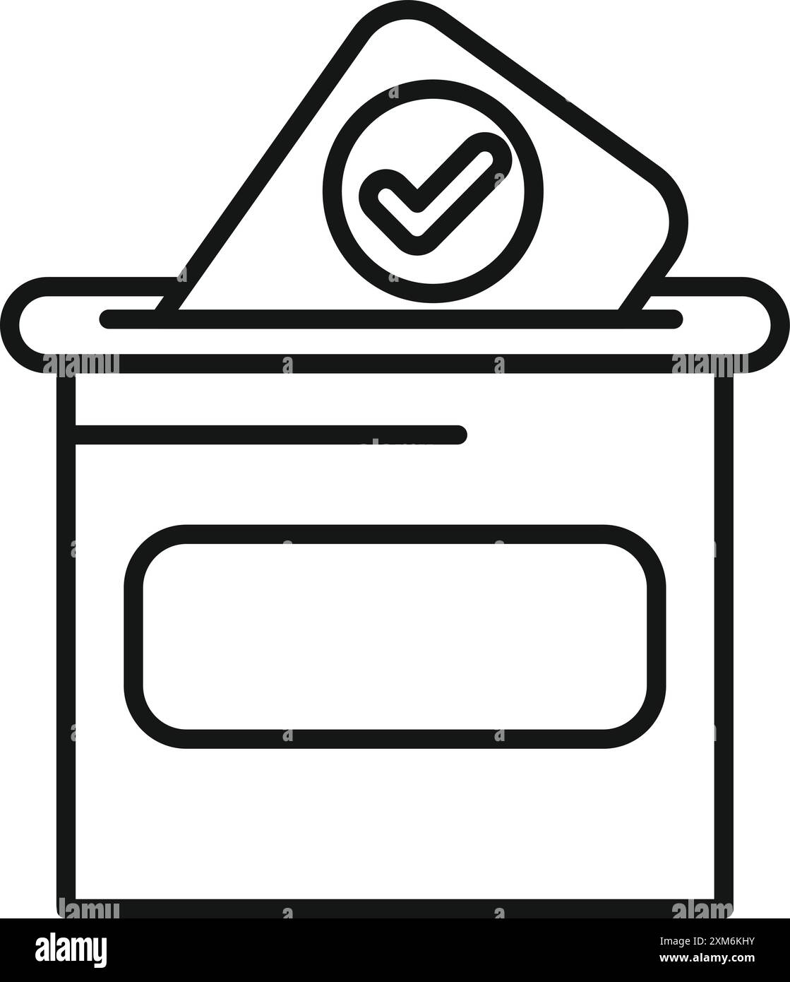 Ballot box line art hi-res stock photography and images - Alamy