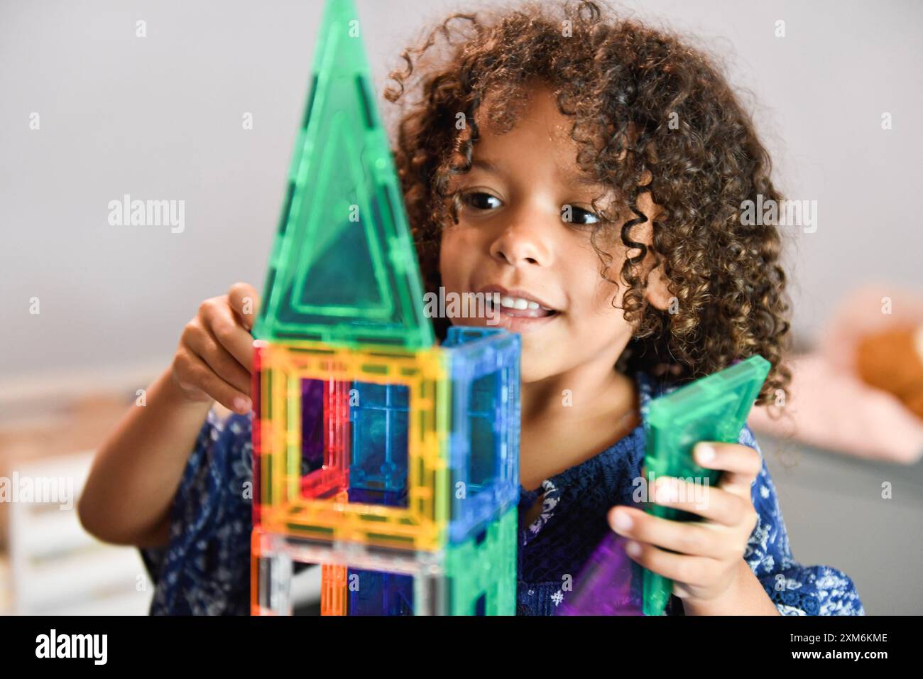 Building tower blocks child hi-res stock photography and images - Alamy