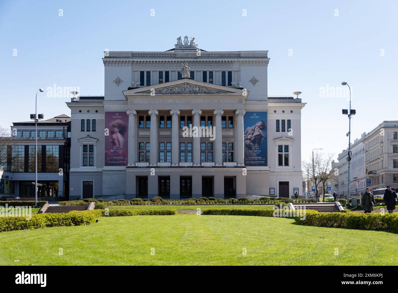 Latvia: Riga. The Latvian National Opera (LNO, Latvijas Nacion&l& opera ...