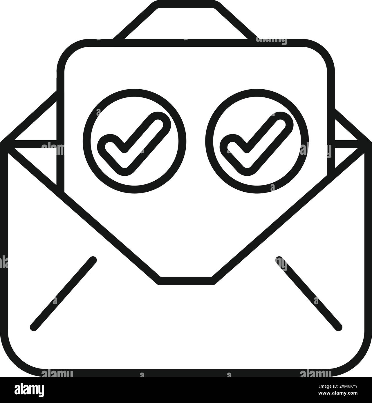 Double tick Black and White Stock Photos & Images - Alamy