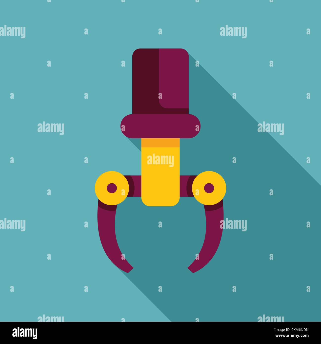 Mechanical robotic claw gripper holding, industry equipment, robotic ...