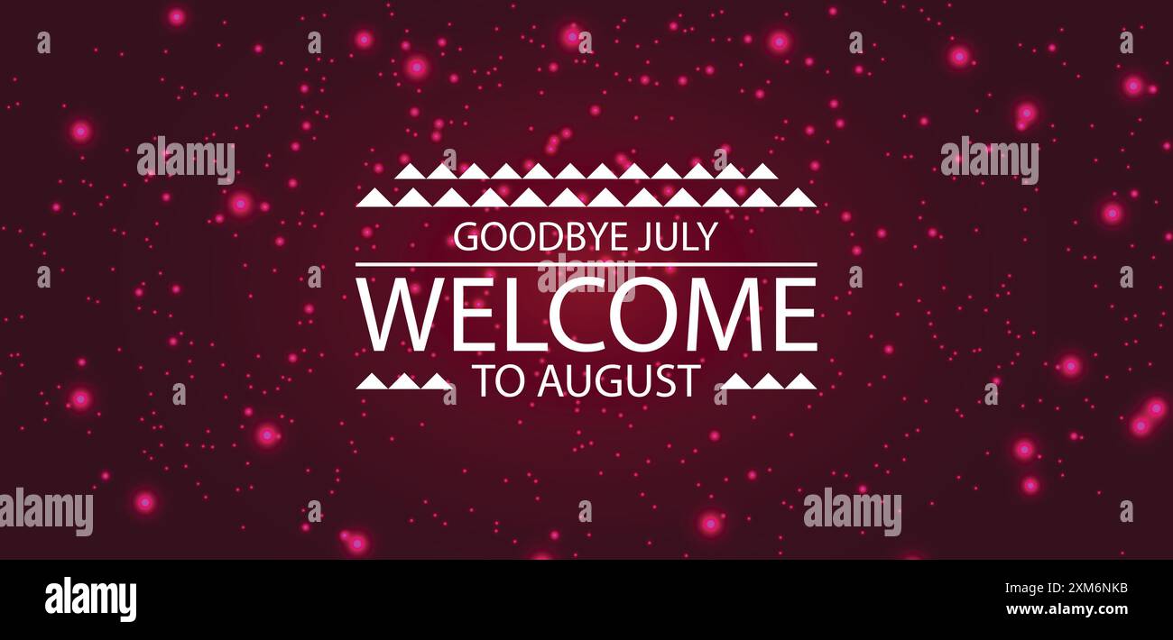 Turning the Page Saying Goodbye to July and Welcoming August Stock ...