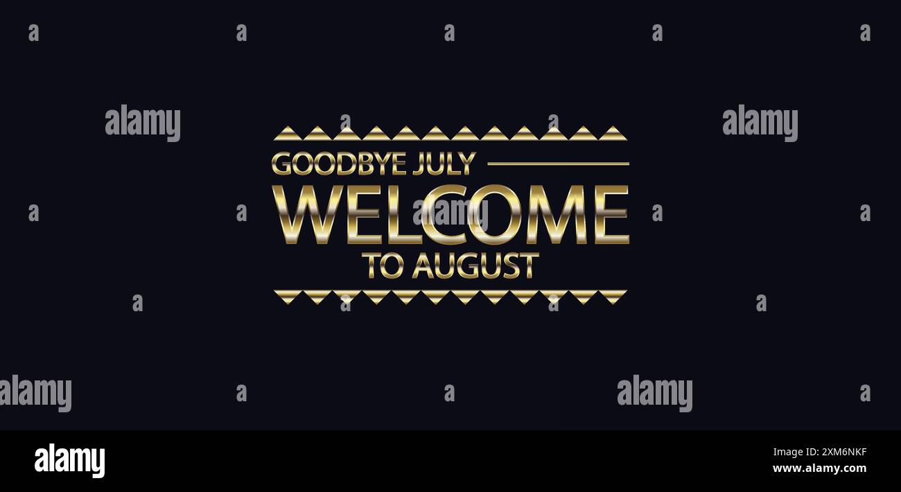 Turning the Page Saying Goodbye to July and Welcoming August Stock ...