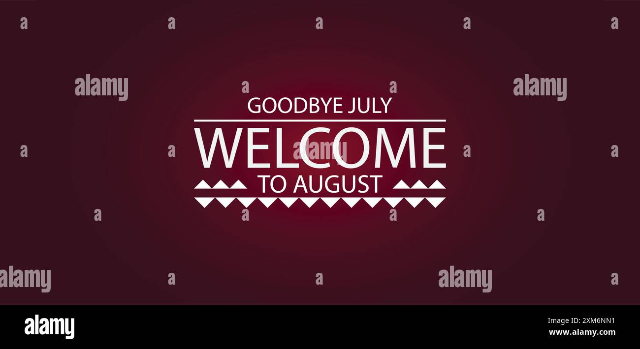 Turning the Page Saying Goodbye to July and Welcoming August Stock ...