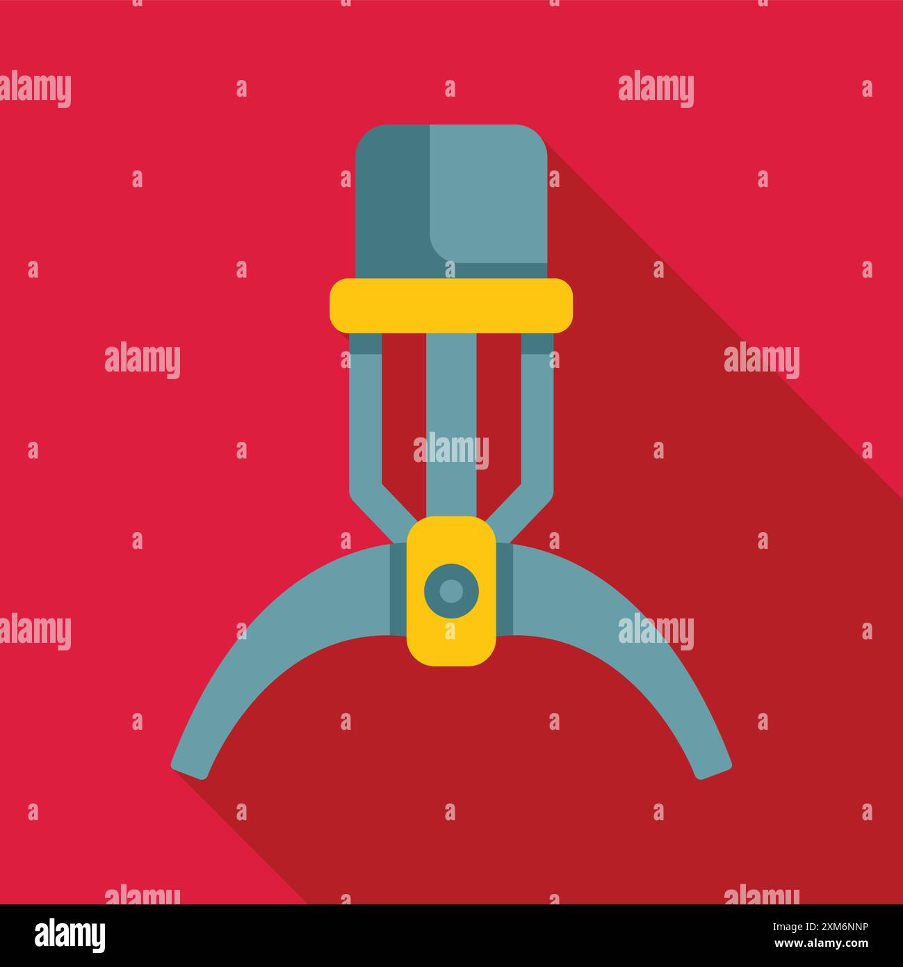Mechanical claw grabbing an object, representing automation and ...