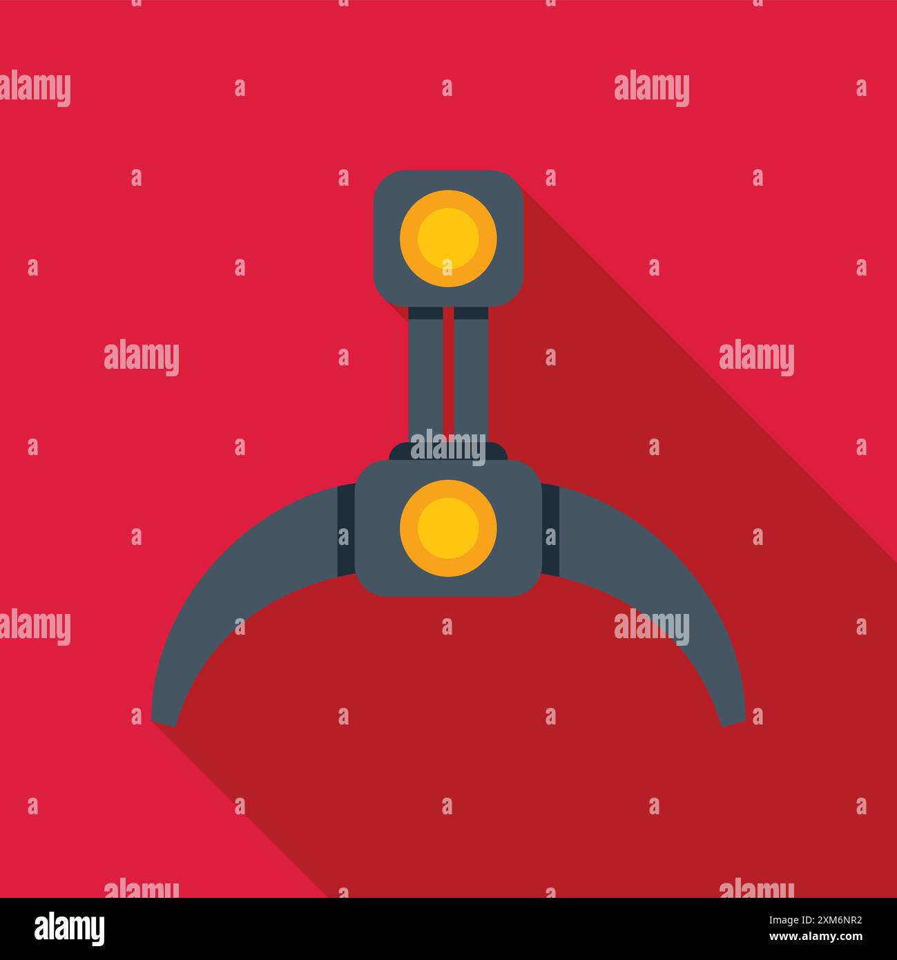 Robotic arm manipulator picking up object, automation industry concept Stock Vector Image & Art ...