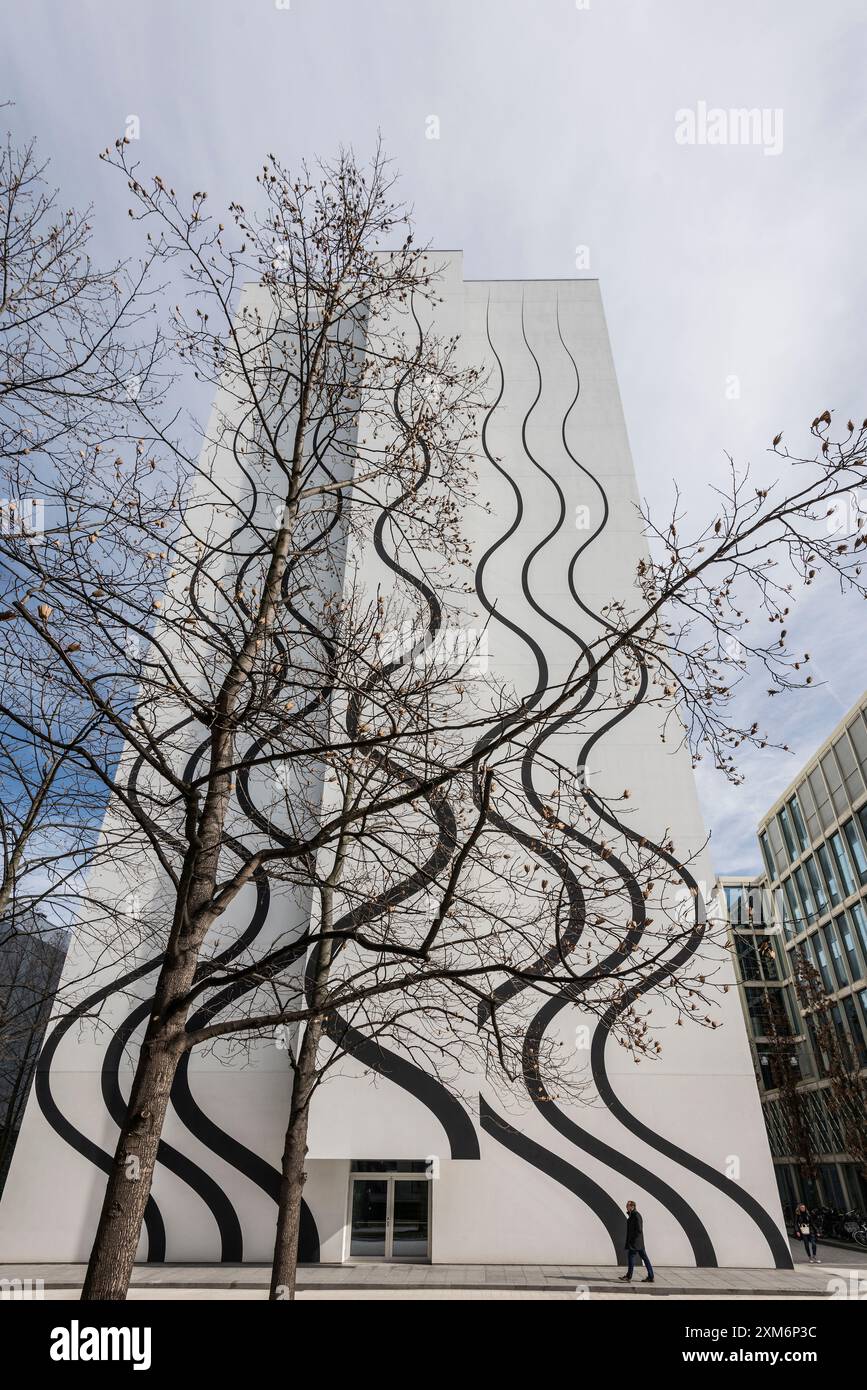 Modern architecture, office building, Novartis Campus, Basel, Canton of ...