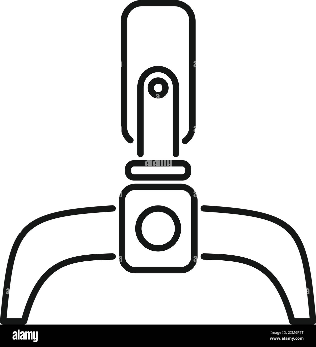 Arcade game machine claw picking up toy icon. Outline arcade game ...