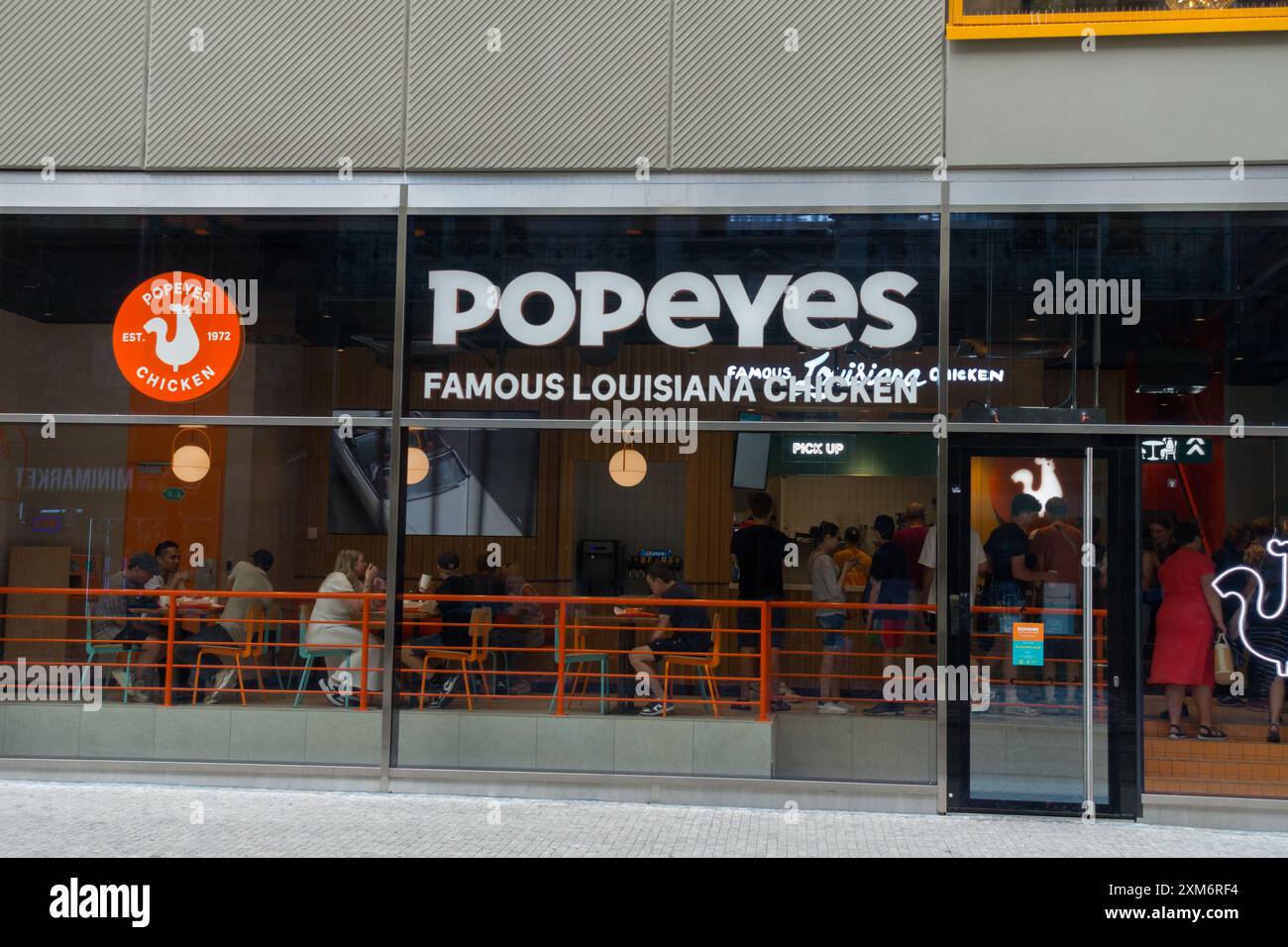 Popeyes, Fast Food, Prague Czech Republic Europe Stock Photo - Alamy