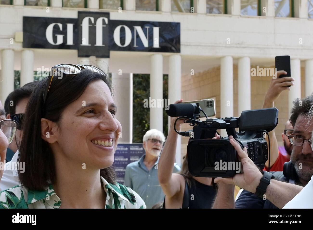 Giffoni Valle Piana, Italy - 26th Jul. 2024: Elly Schlein, Italian ...