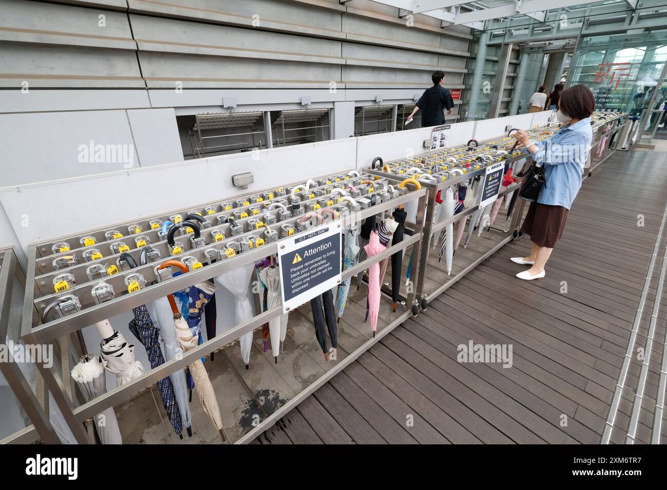 Umbrella lockers hi-res stock photography and images - Alamy