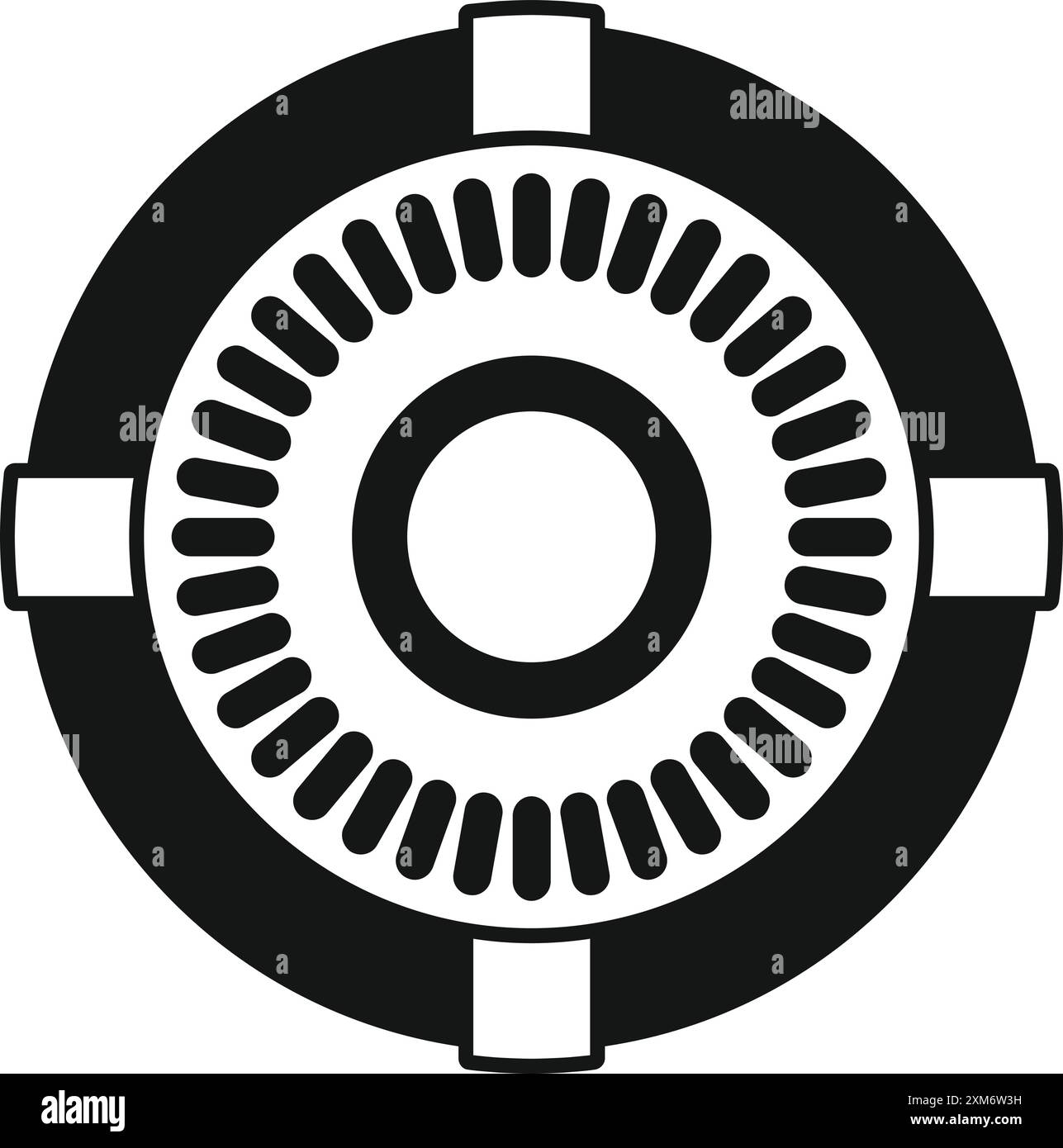 Circular saw blade rotating at high speed, creating a visually ... Circular saw blade rotating at high speed, creating a visually ...