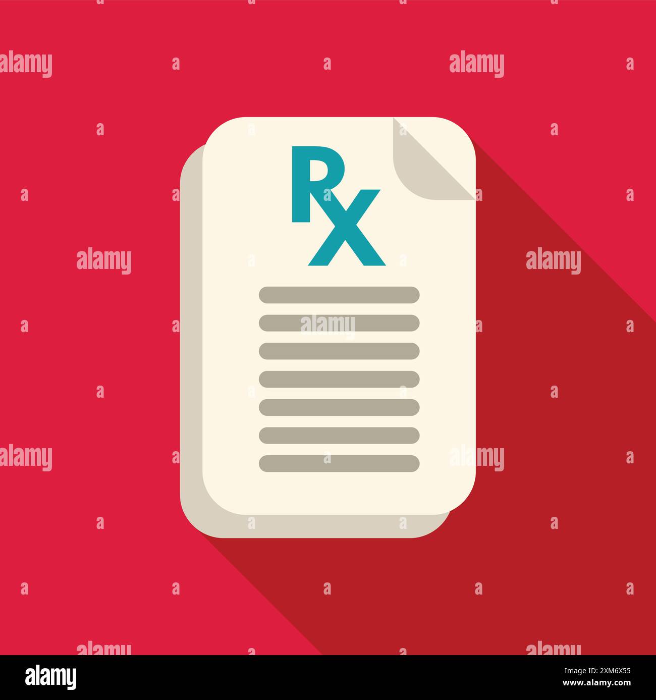Medical prescription form indicating prescribed medication from a ...
