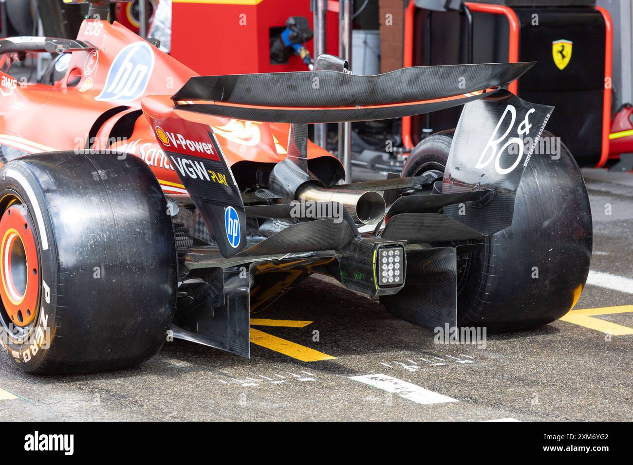 Scuderia Ferrari SF-24, mechanical detail diffuser during the Formula 1 ...