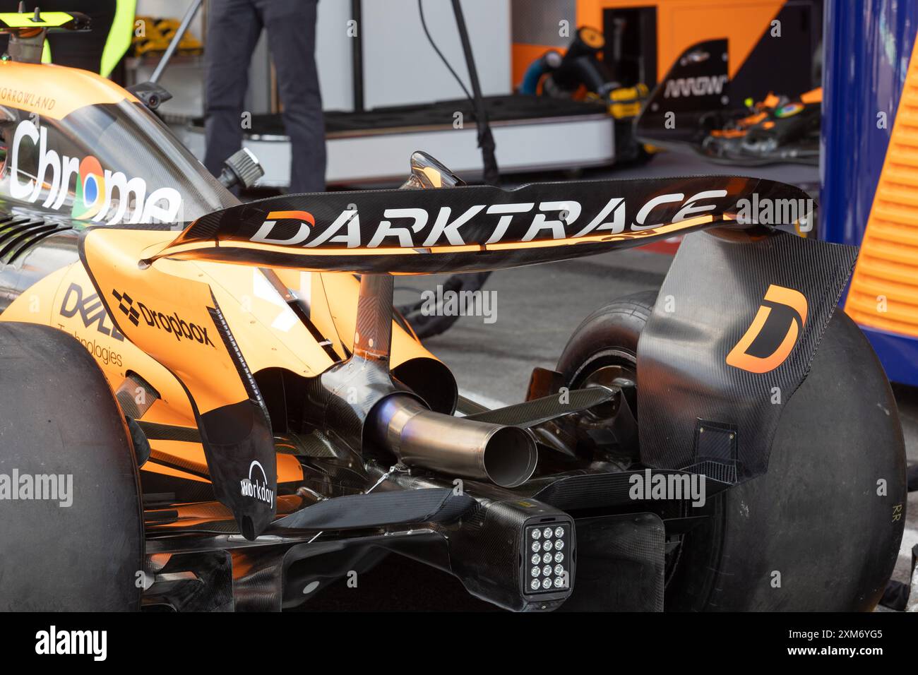 McLaren F1 Team MCL38, mechanical detail wing during the Formula 1 ...