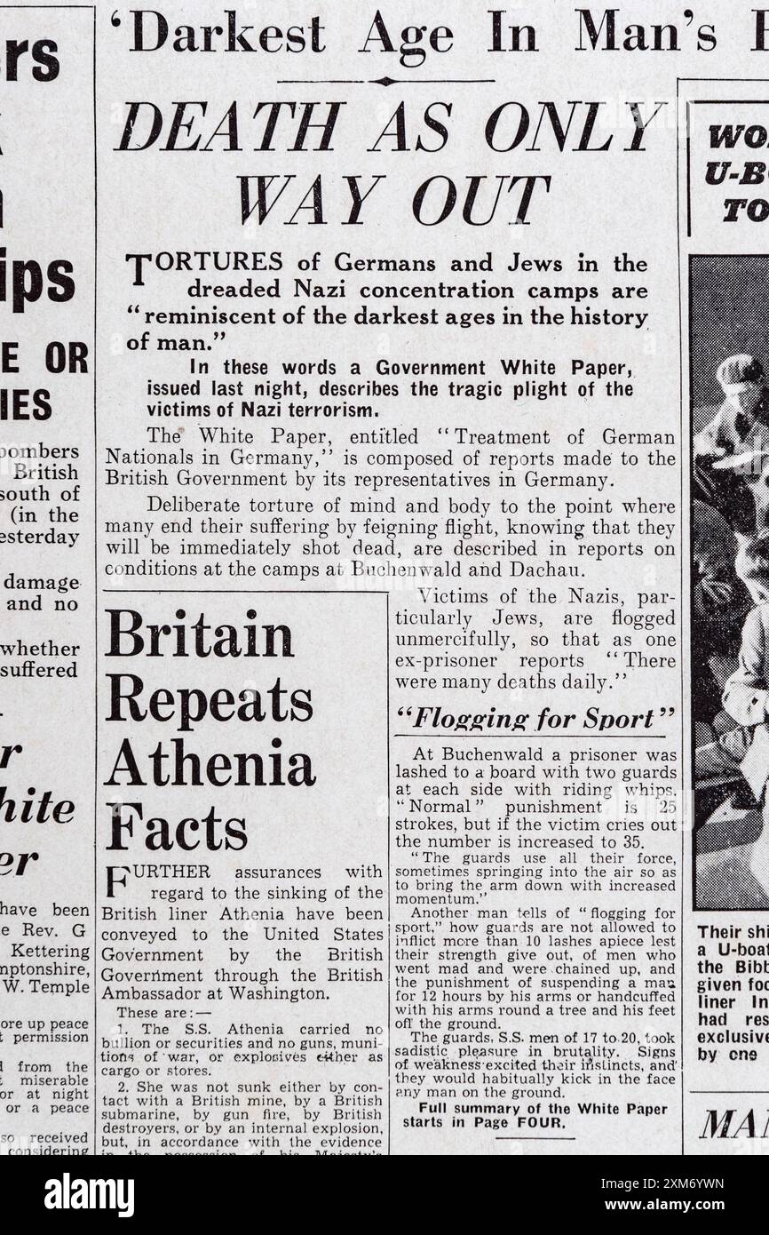 Nazi prison horrors hi-res stock photography and images - Alamy