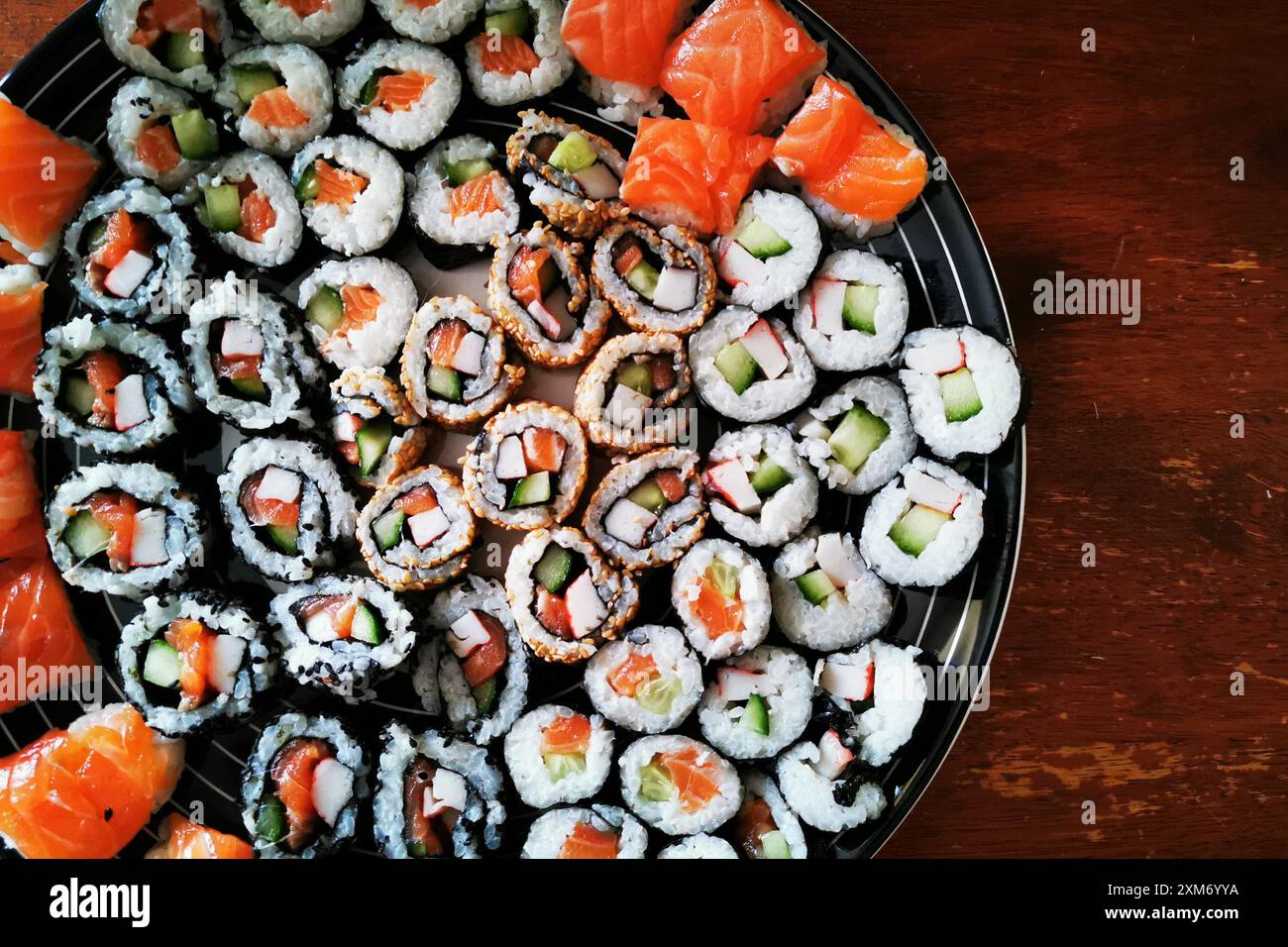 Sushi texture hi-res stock photography and images - Alamy
