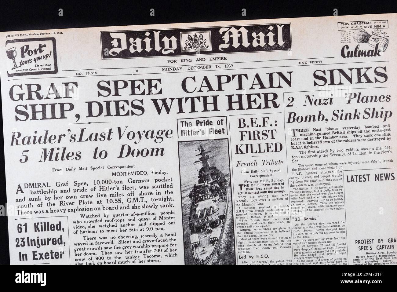 Graf spee hi-res stock photography and images - Alamy