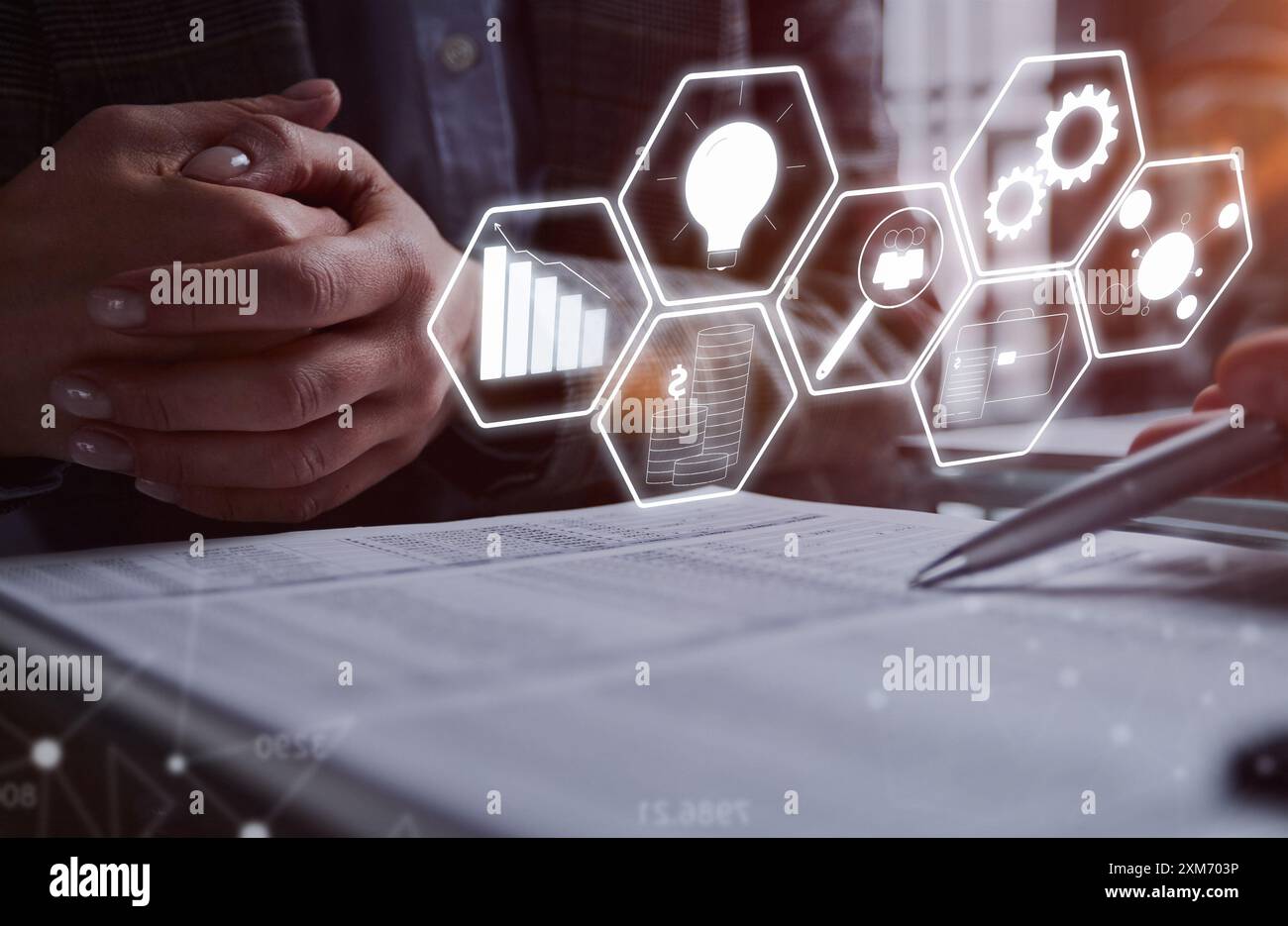 completing a business company personal information checklist form Stock ...