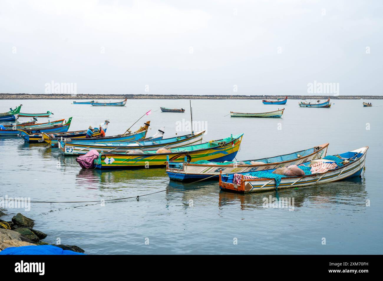 Tanur Fishing Harbor in Tanur Nagaram, the largest Harbor in Malappuram ...