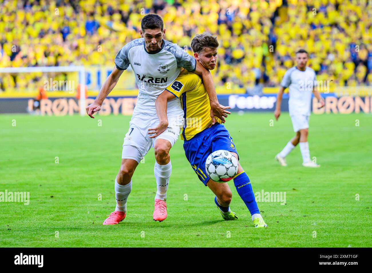Broendby, Denmark. 25th, July 2024. Filip Bundgaard (11) of Broendby IF ...