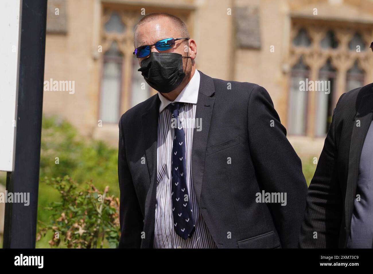 Metropolitan Police officer Craig Carter departs Wood Green Crown Court ...