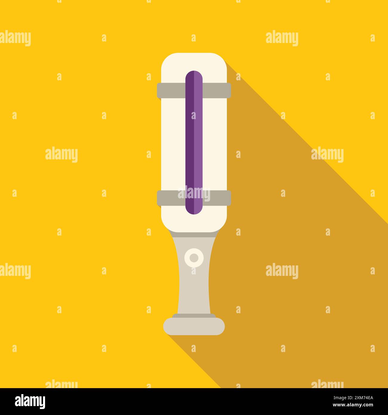 Ultraviolet lamp emitting uv c light for disinfecting surfaces, in flat ...