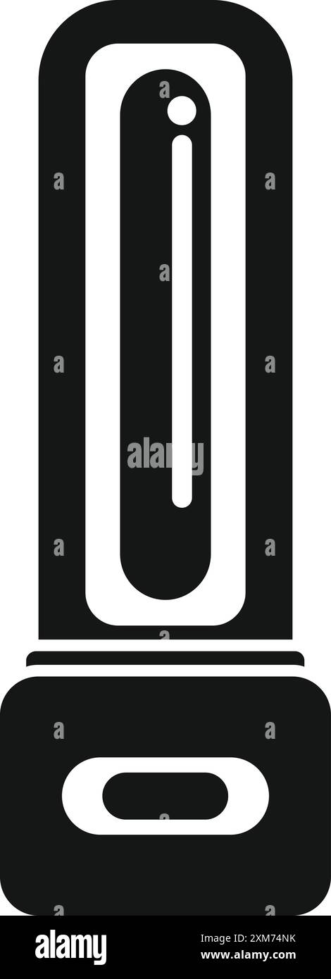 Ultraviolet lamp icon in simple style isolated on white background ...