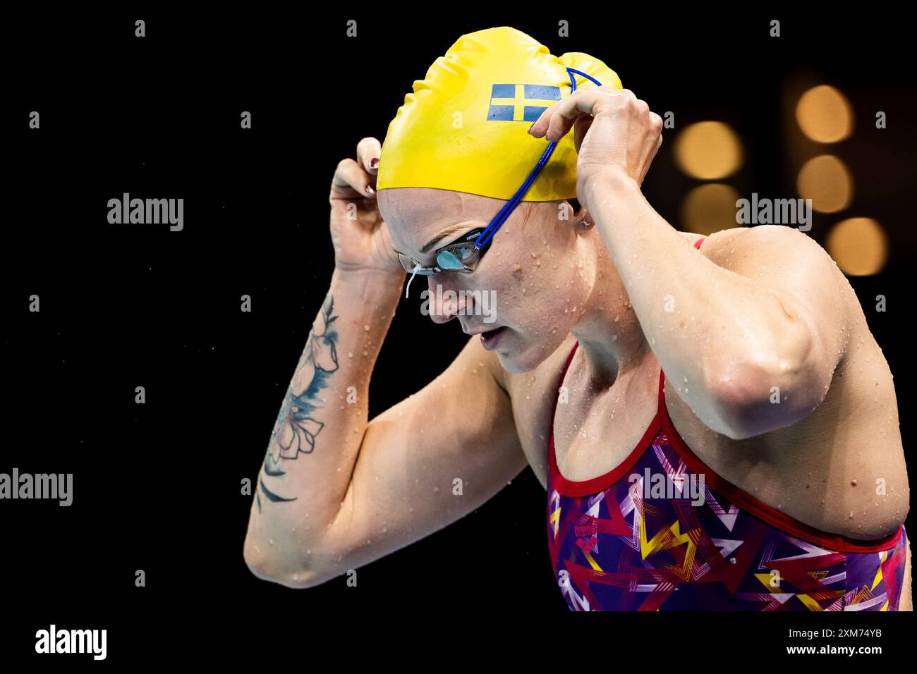 Paris. France, 26/07/2024, Sarah Sjöström of, Sweden. , . at a swimming ...