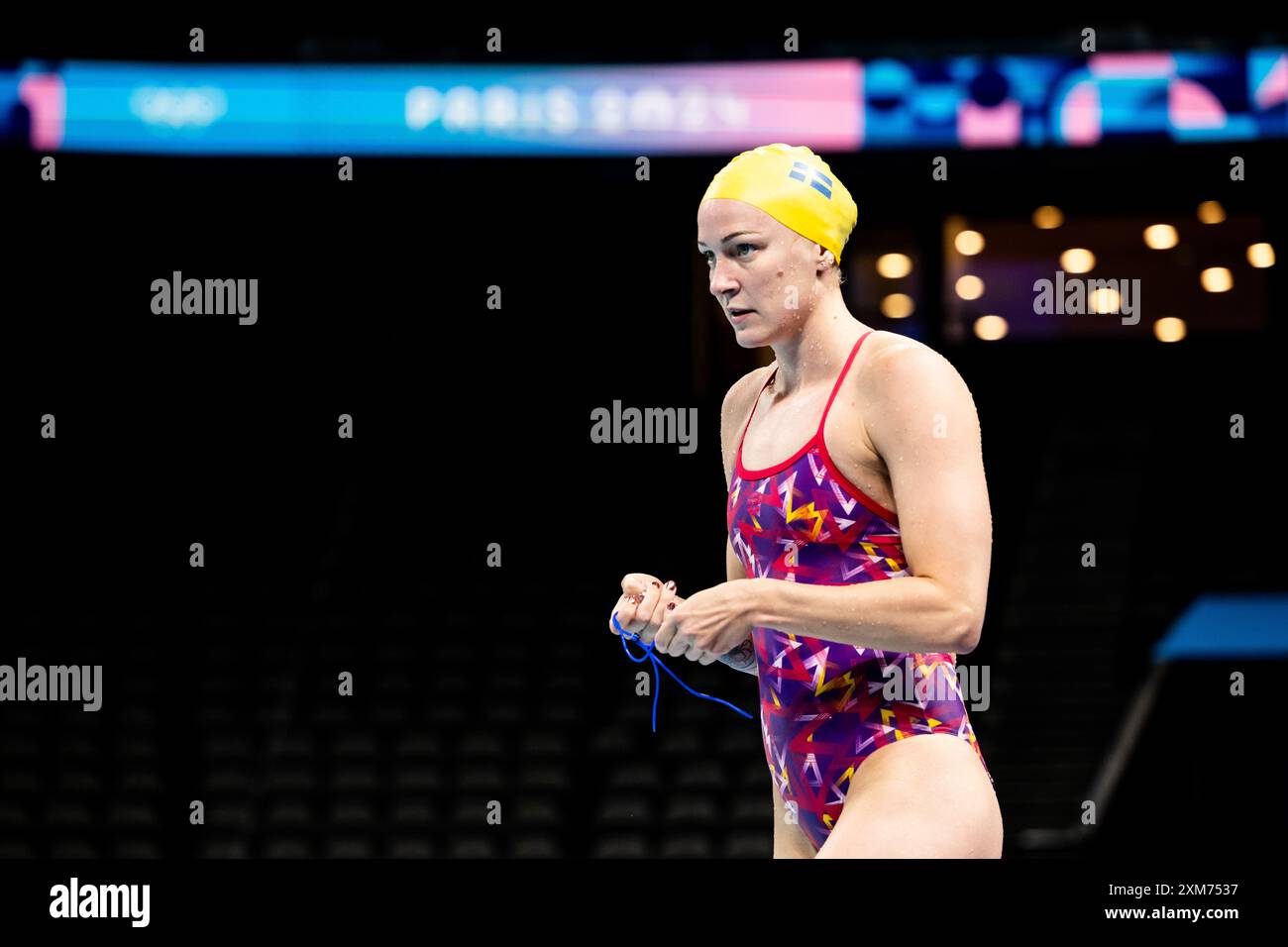 Paris. France, 26/07/2024, Sarah Sjöström of, Sweden. , . at a swimming ...