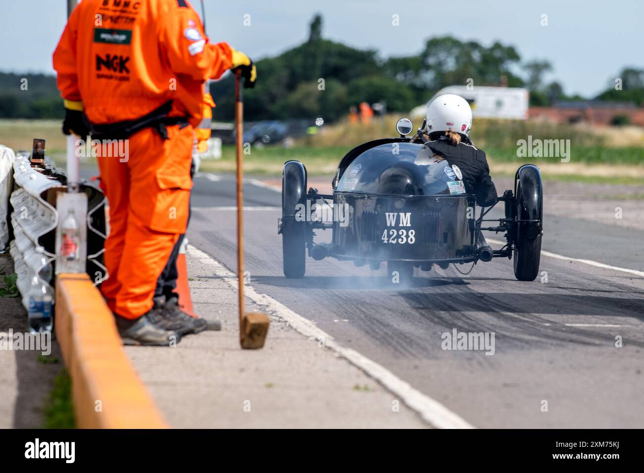 The Vintage Sports Car Club (V.S.C.C.) members taking part in the clubs ...