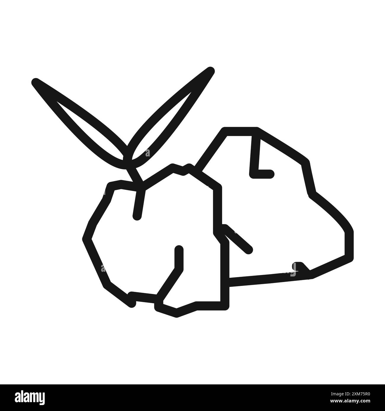 Charcoal icon Black line art vector in black and white outline set ...