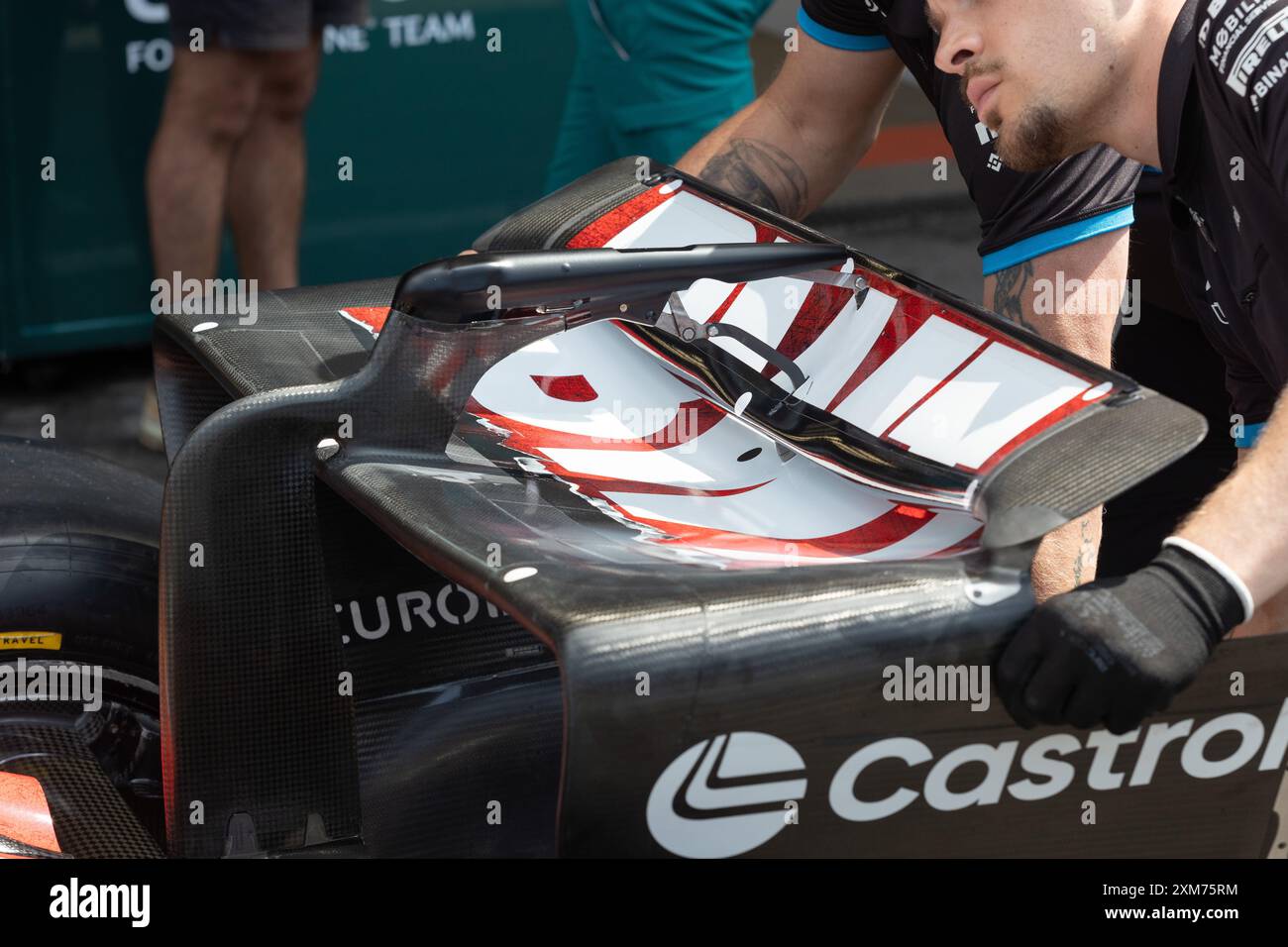 Stavelot, Belgium, 26/07/2024, Alpine F1 Team A524, mechanical detail ...