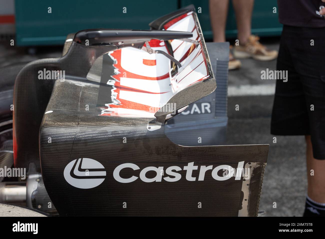Stavelot, Belgium, 26/07/2024, Alpine F1 Team A524, mechanical detail ...