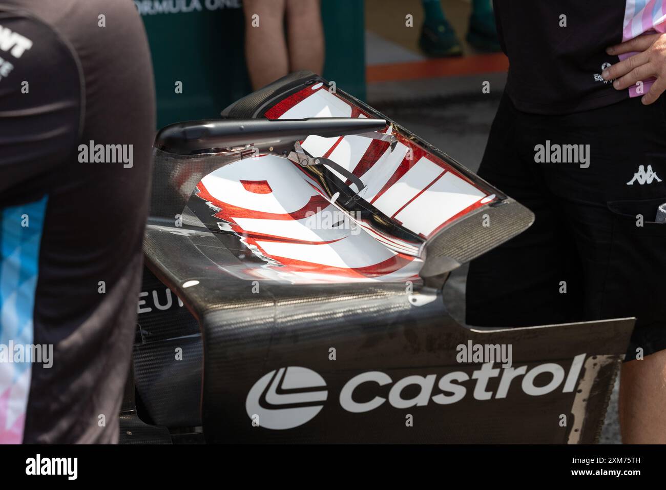 Stavelot, Belgium, 26/07/2024, Alpine F1 Team A524, mechanical detail ...