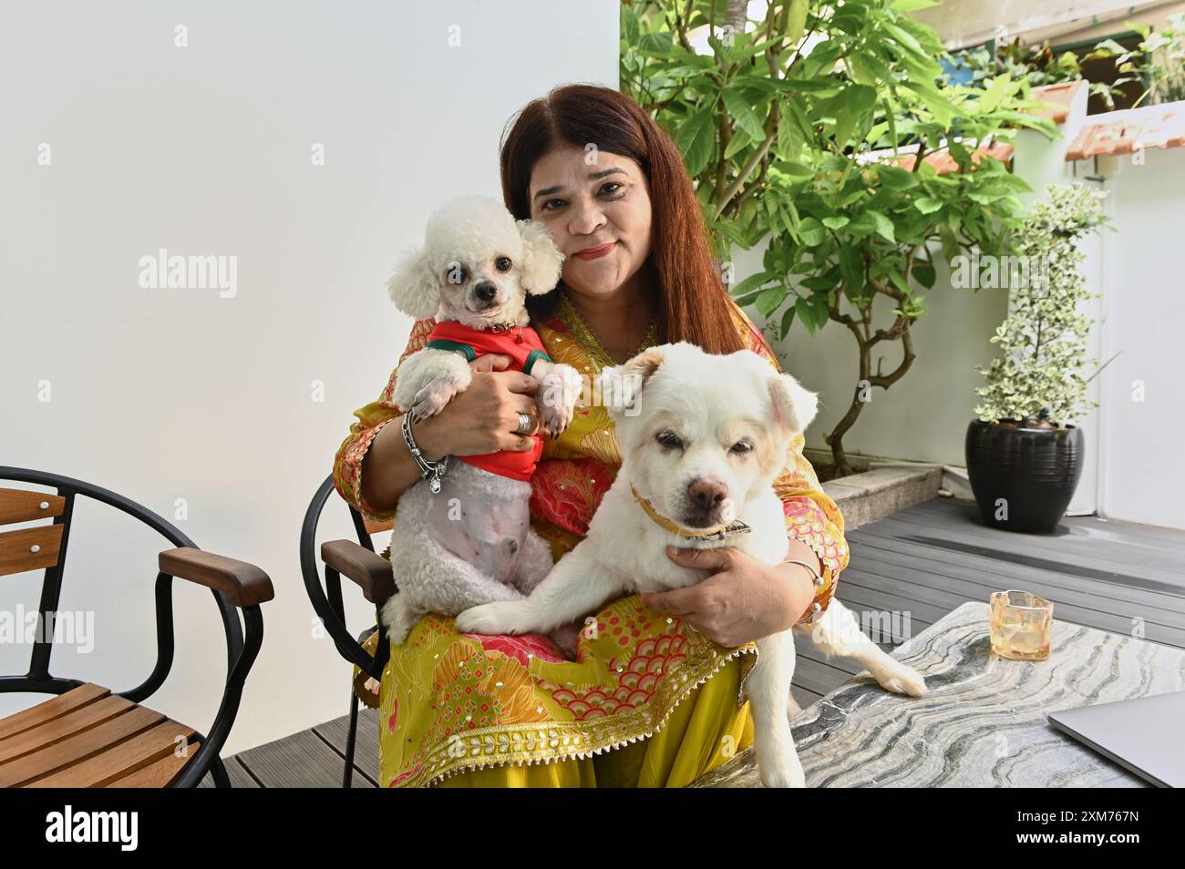 Indian dog owner hi-res stock photography and images - Alamy