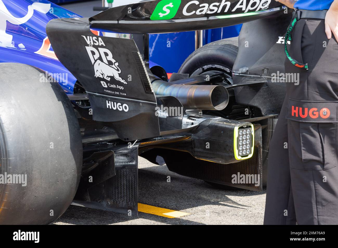 Stavelot, Belgium, 26/07/2024, Visa Cash App RB F1 Team VCARB 01 ...