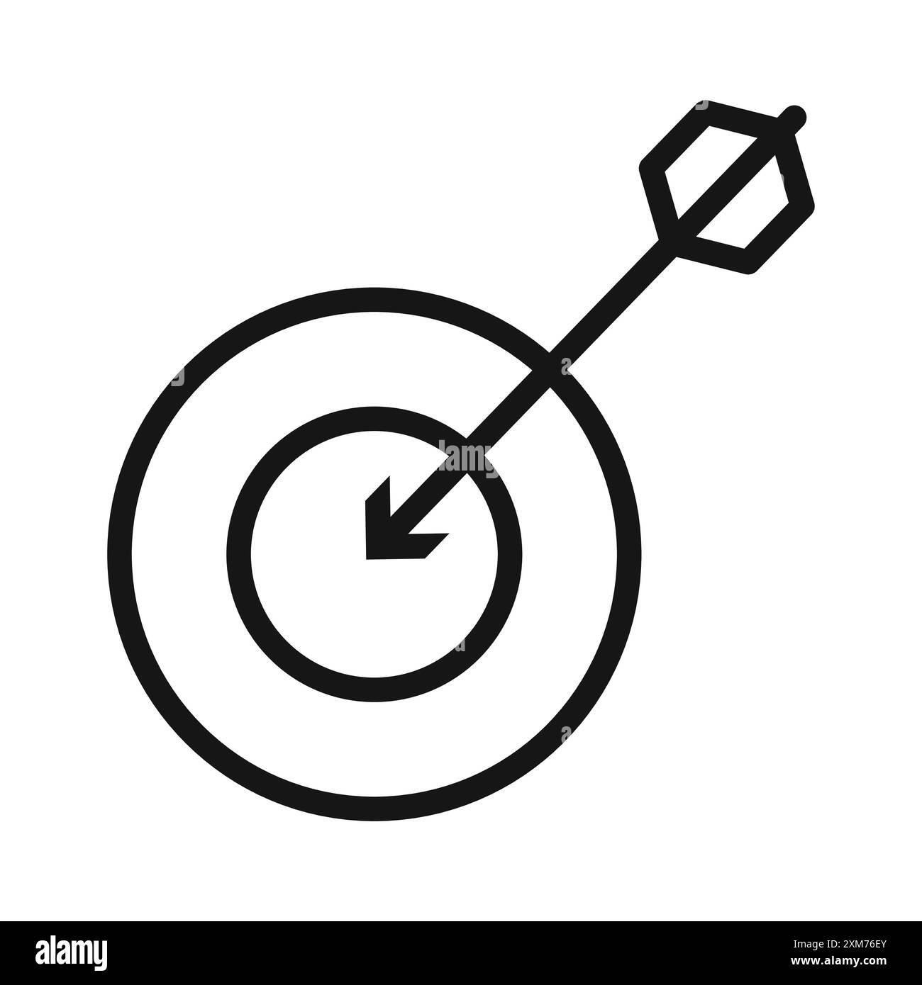 darts icon Black line art vector in black and white outline set ...