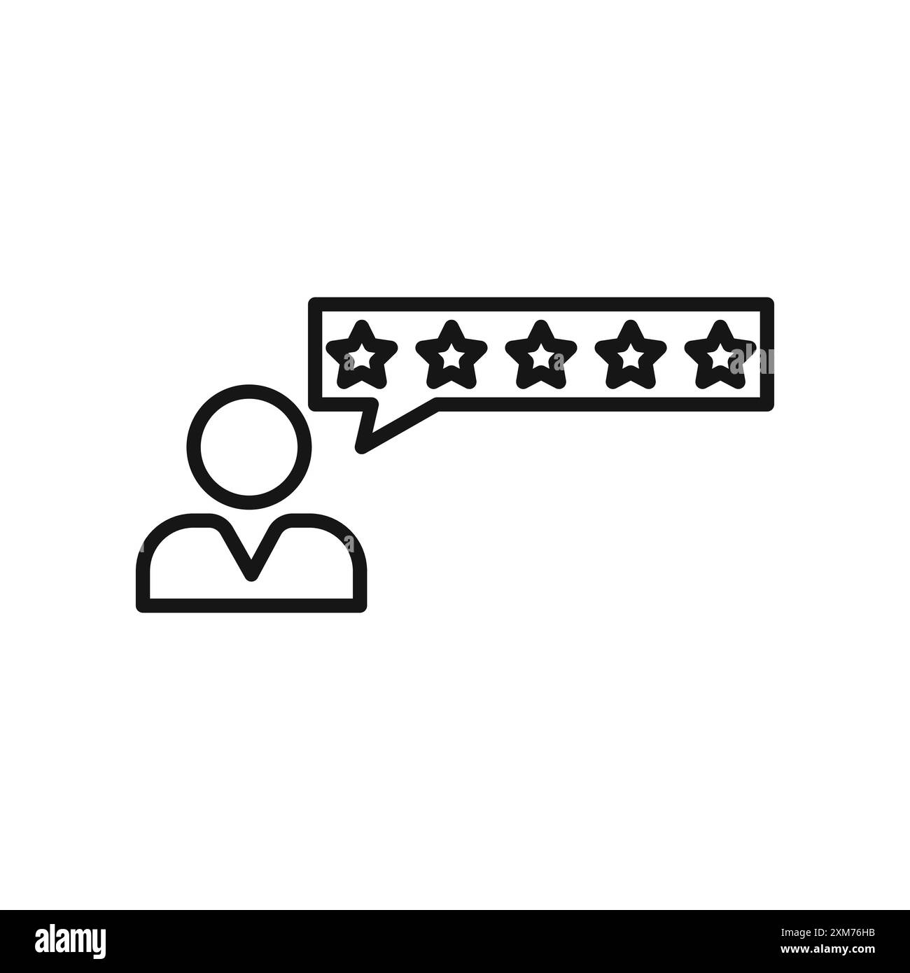 customer product rating icon (2) Black line art vector in black and ...