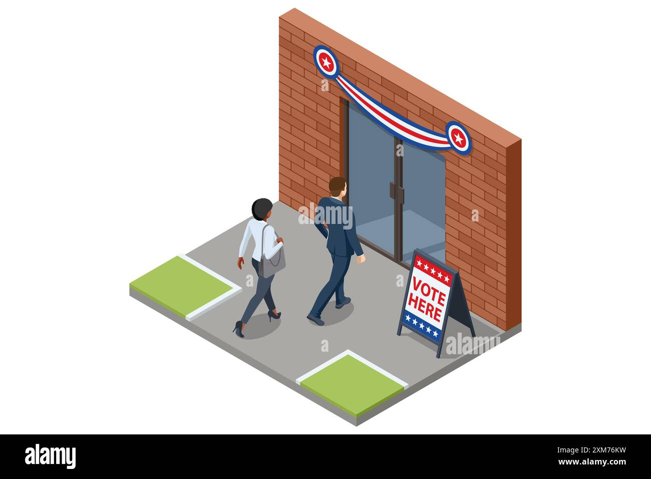 2024 United States of America Presidential Election banner. american ...