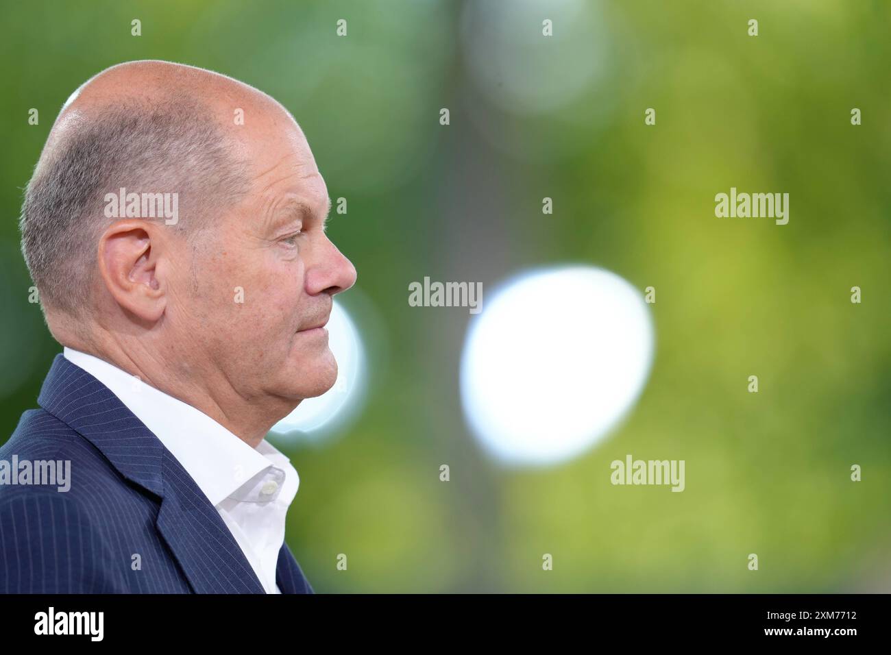Bundeskanzler Scholz beim Kanzlergespraech in Saarbruecken Bundeskanzler Olaf Scholz im Portrait ...