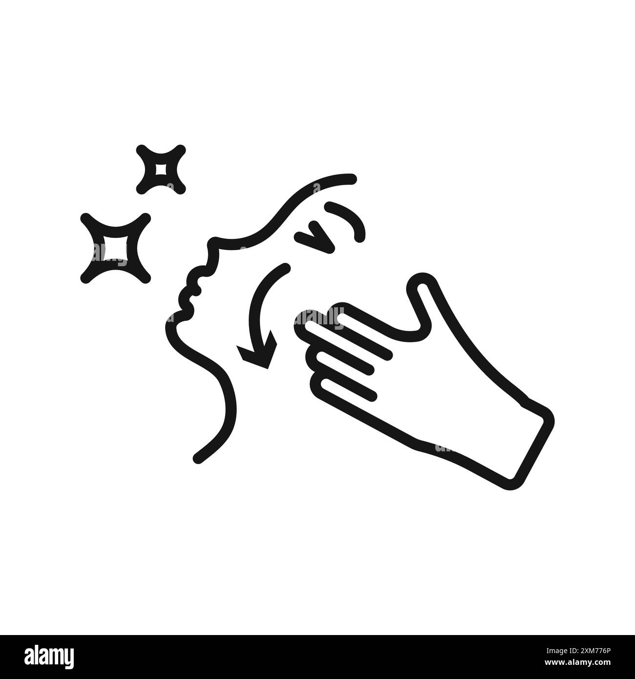 face massage icon Black line art vector in black and white outline set collection sign Stock ...
