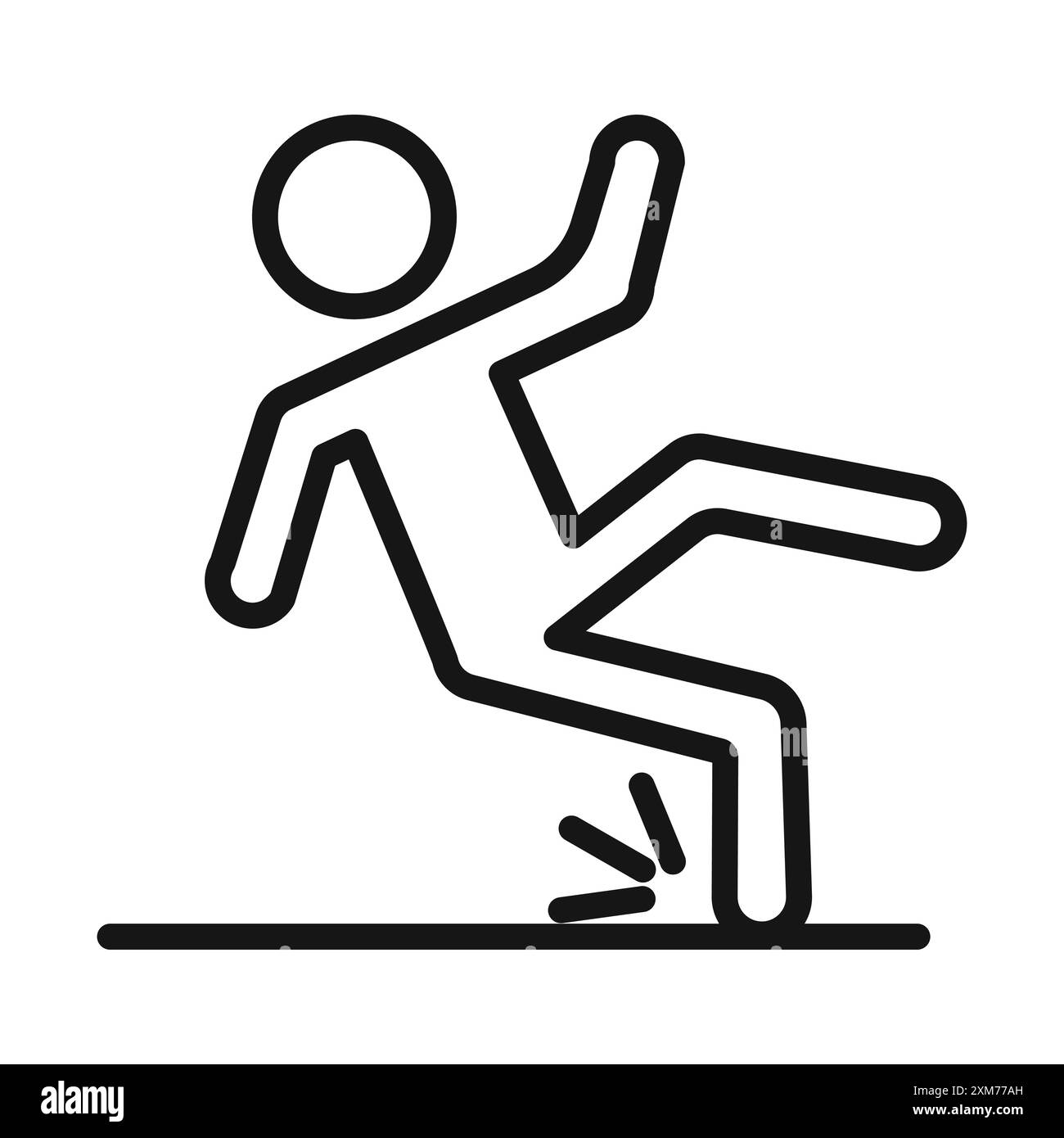 Wet floor slip Black and White Stock Photos & Images - Alamy